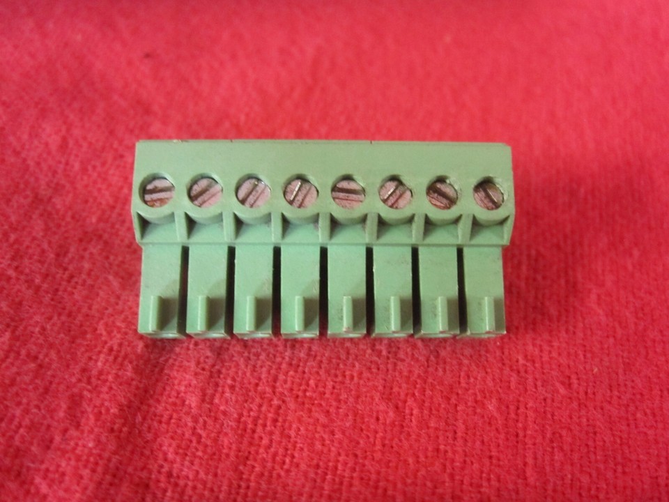 Crestron Green Terminal Block Plug 8-pin Wire Connector - Qty Available ...
