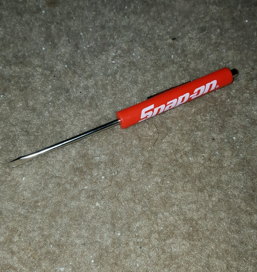 12 Snap on tools screwdrivers per order . red pocket screwdriver ...
