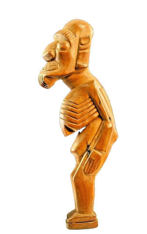 Easter Island Hand Carved Wood Moai Kava Kava / Rapa Nui -Vintage ...