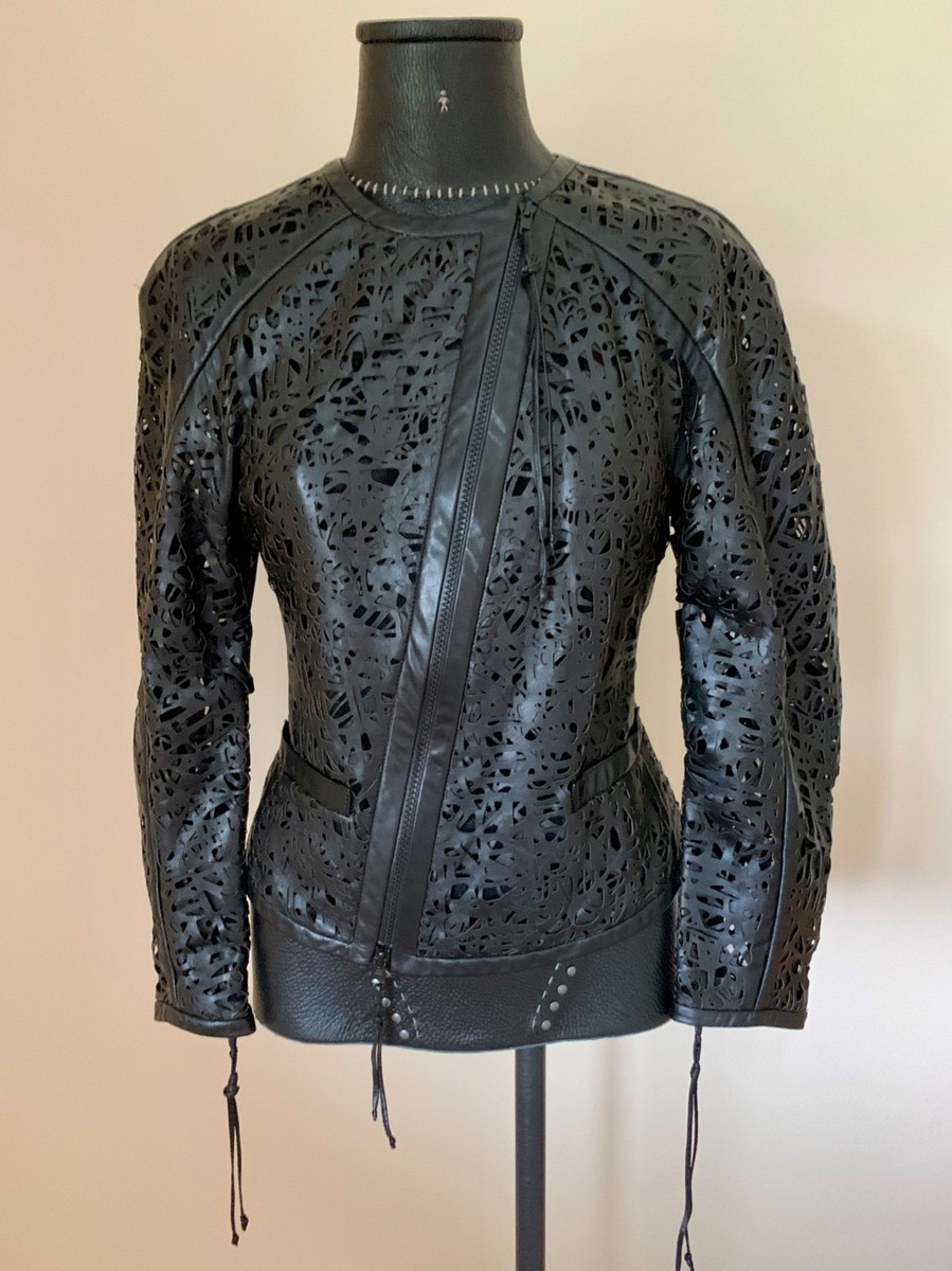 Laser Cut Leather Jacket Now We Are Breaking Up Ha Young Eun (Song Hye