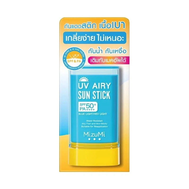 20 g MizuMi UV Airy Sun Stick SPF50+ PA++++ Matte to Powder Blurs Pores ...