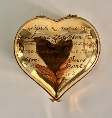 Coeur de Caron Artoria Limoges Heart Shaped Trinket Box Hand Painted In ...