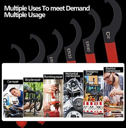 10Pcs Coilover Wrench Spanner C-Shape Spanner Adjustment Tool for Car Motorcycle | eBay