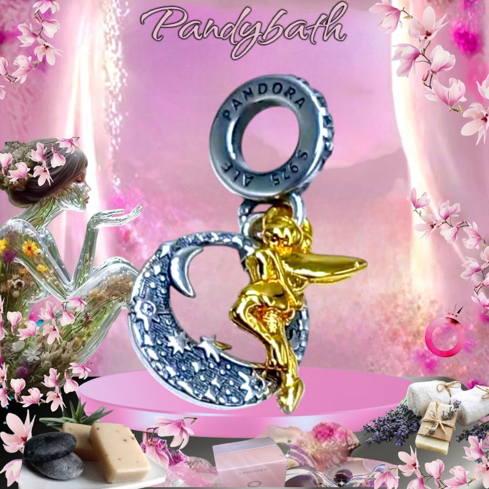 Pandora Tinker Bell Celestial Night Dangle Charm #762517C01 US SELLER ...