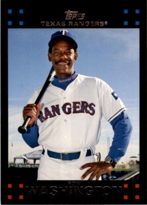 2007 TOPPS #606 RON WASHINGTON TEXAS RANGERS | eBay