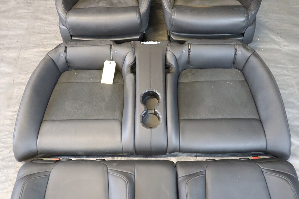 2017-2019 CADILLAC ATS-V COUPE LF4 3.6L OEM RECARO BLACK LEATHER SEATS ...