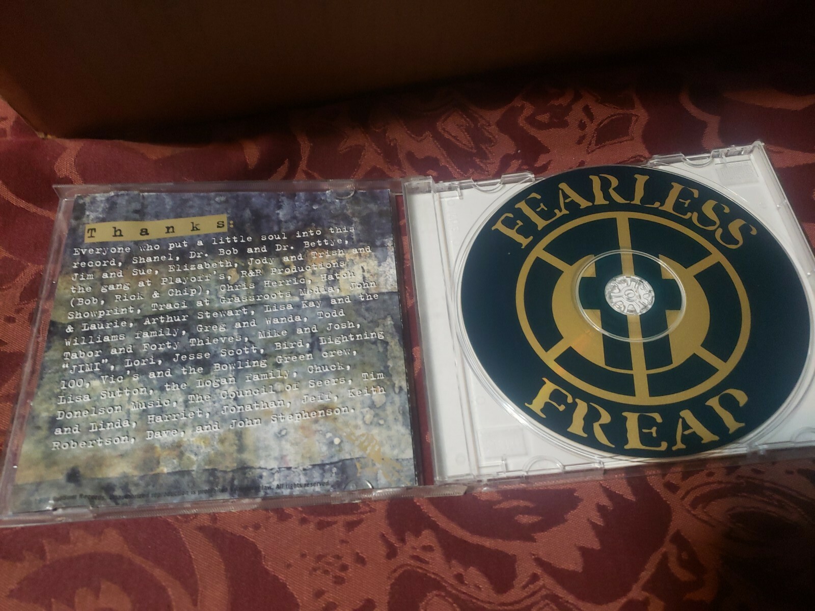 Alchemy Fearless Freap CD 1998 RobSum Rare Alternative Blues Rock | eBay