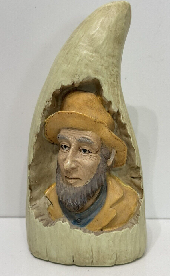 Sailor Carved In Resin Whales Tooth 6" by B. I. I. Collectible 1997 SET ...