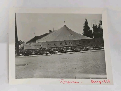 Ellison White Chautauqua Traveling Show - Bozeman Montana 1919 | eBay