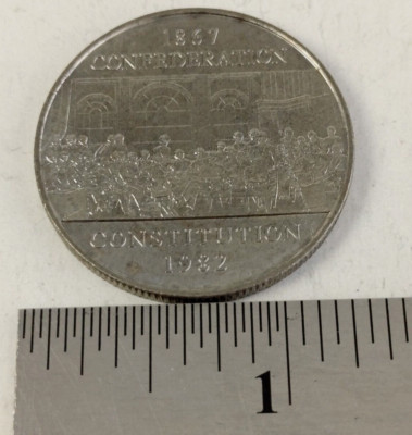 Canada Dollar Coin 1982 Confederation Constitution Queen Elizabeth II ...