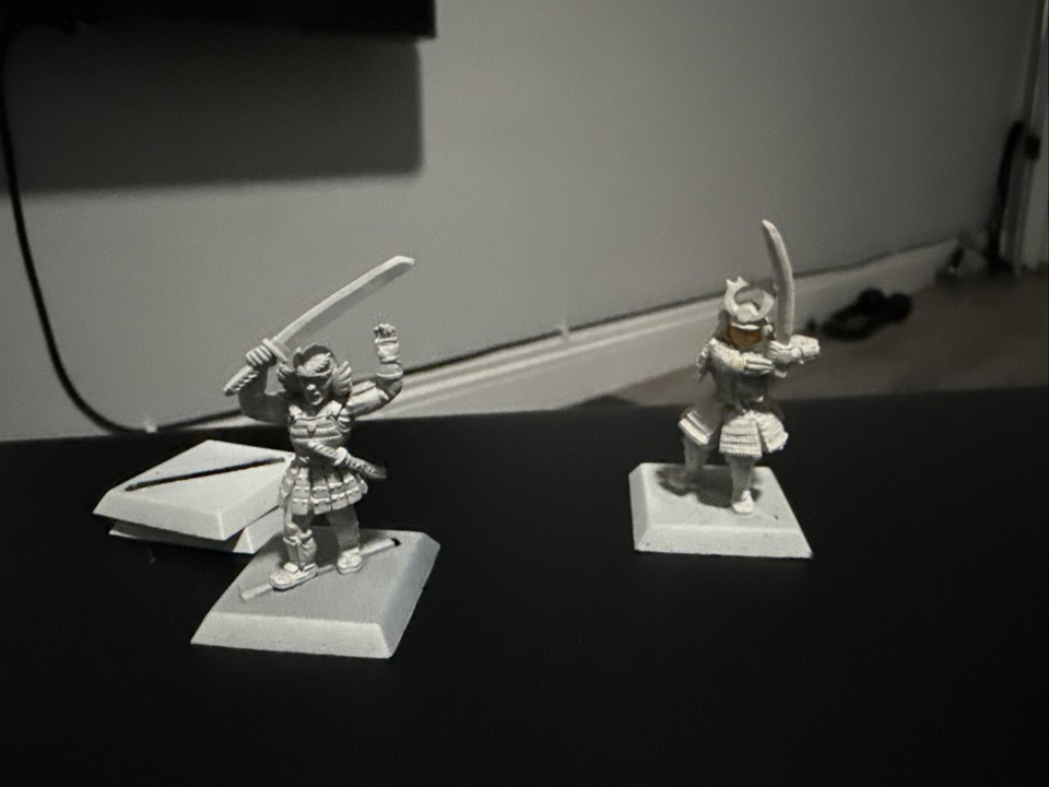Clan War/legend of the 5 rings Mini 28mm Lot Of 45+ Miniatures cast ...