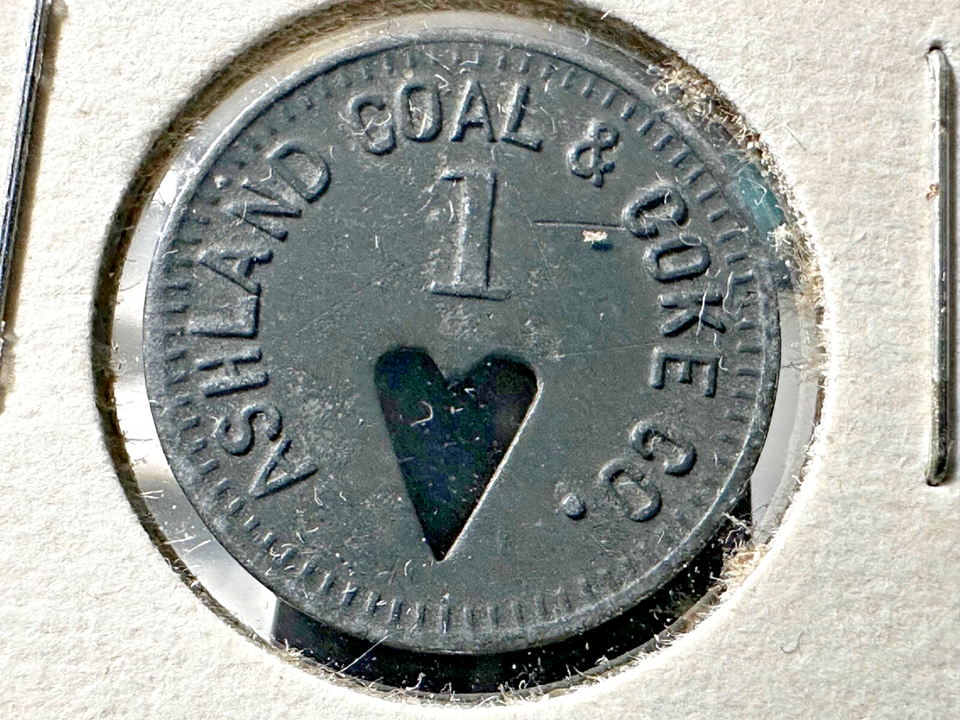 50¢ 10¢ 1¢ ISC-2 R6 Ashland Coal & Coke Co West Virginia Scrip RARE 3 ...