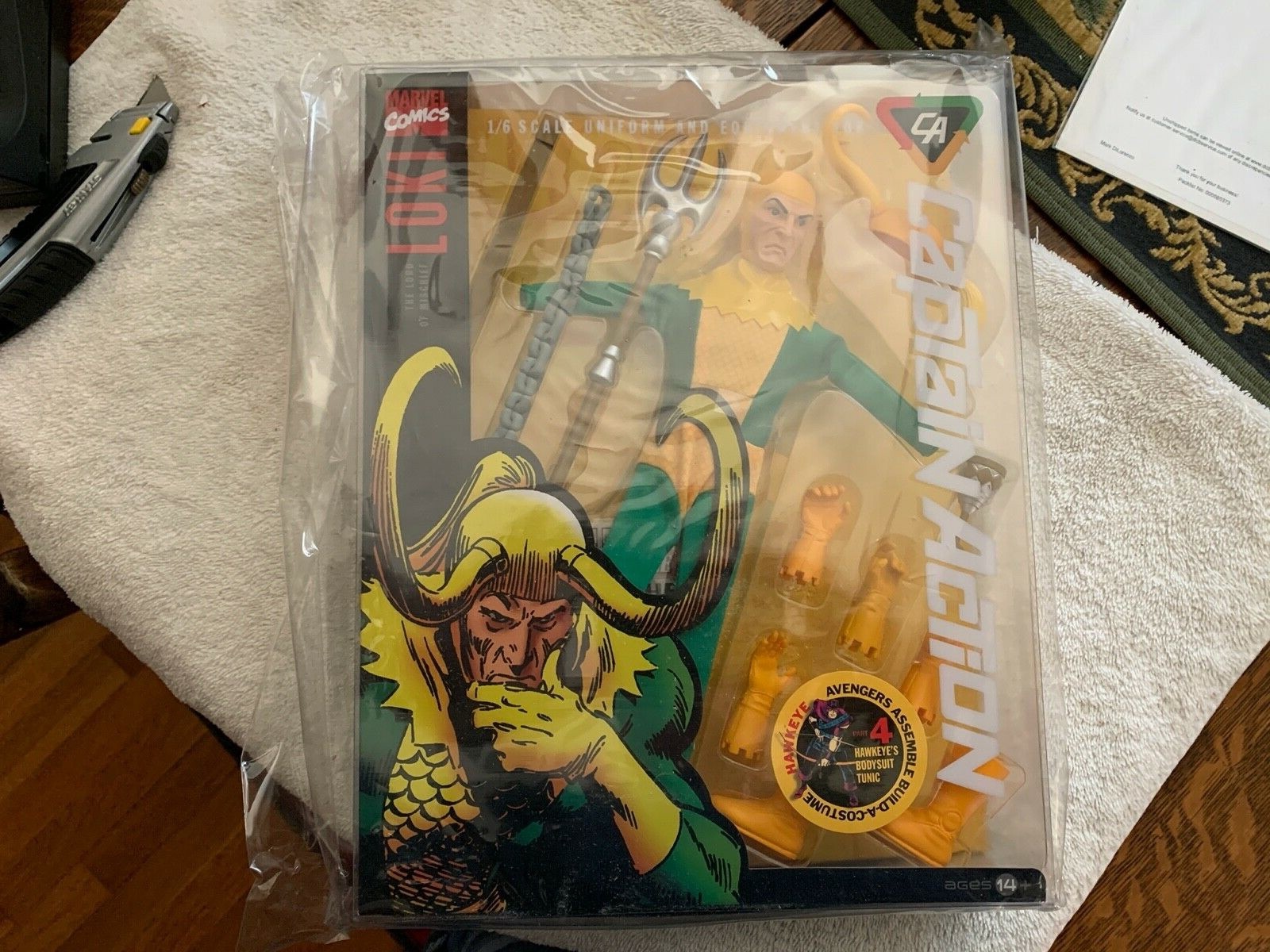 " Captain Action LOKI " with Hawkeye parts - Figure Set- NIB - 2012 | eBay
