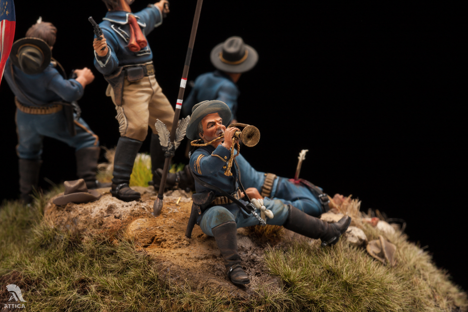 George Custer Battle of Little Bighorn Painted Tin Toy Soldier Pre-Sale ...