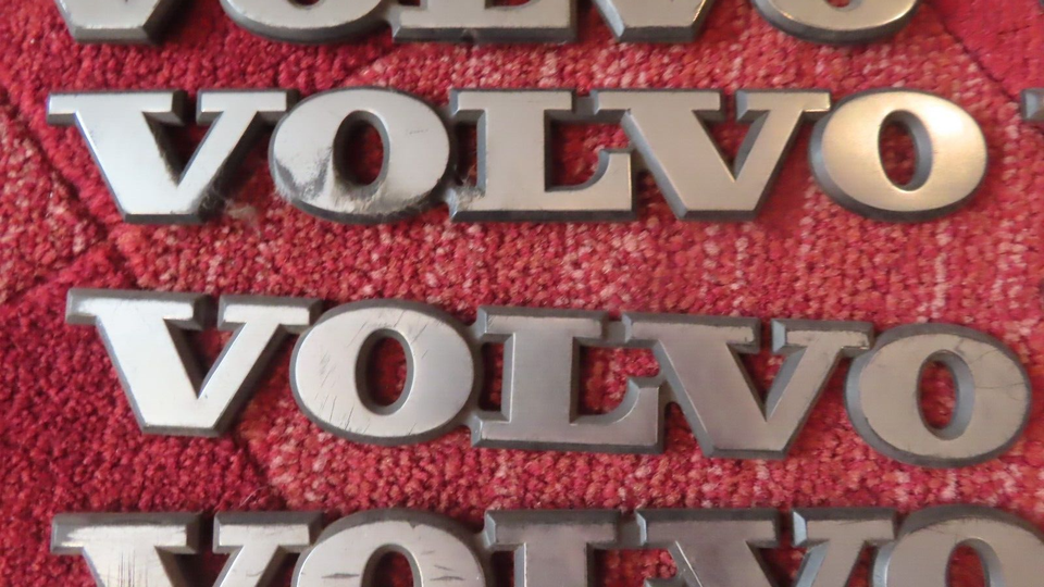 Volvo 240 Trunk Emblem Plastic 7 1/2 inches long LOT OF 10 | eBay