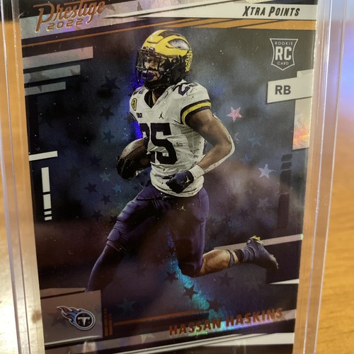 2022 Panini Prestige Hassan Haskins Xtra Points Astral Rookie Card #348 ...