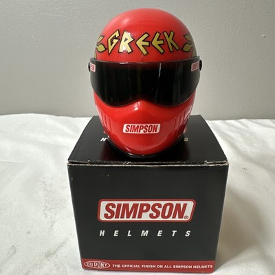 Simpson -Nascar Miniature Helmet Limited 1st Edition Chris Karamesines ...