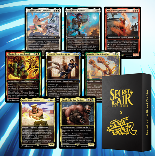 MTG Secret Lair- Street Fighter- Non Foil- Sealed Box | eBay