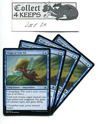 Magic MTG Modern Masters 2015: 4x Wings of Velis Vel x4 Blue Playset ...