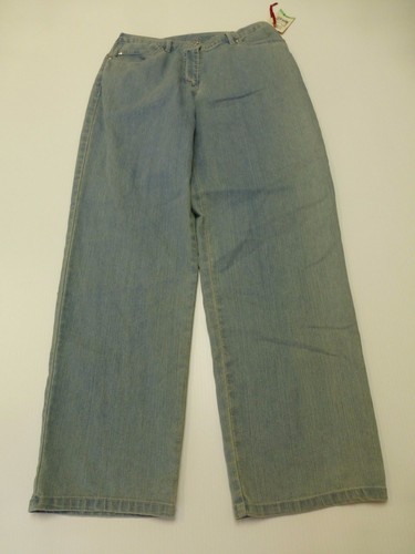 Ruby Red Jeans Womens 8 Thin Relaxed Fit Elastic Side Waist Blue Jeans ...