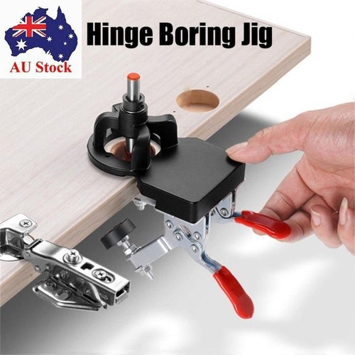 Concealed Hinge Boring Jig Kit Hole Opener Template Tool Woodworking ...
