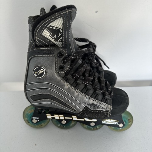 Mission He 750 Size 4 Hi-lo inline hockey skates excellent condition ...