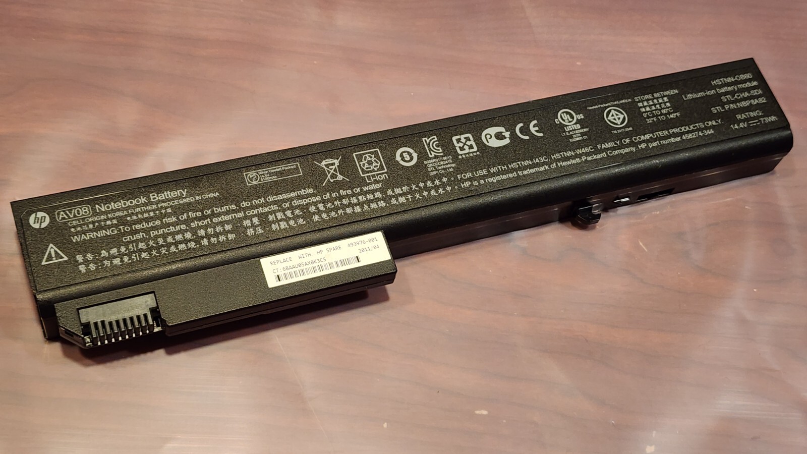 Genuine OEM HP Battery EliteBook 8530p 8530w 8540w 8730p 8730w 8740w ...