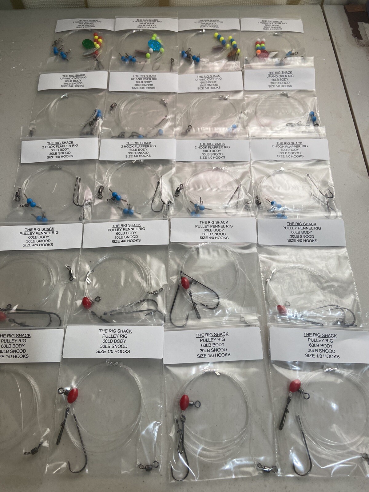 20x Quality Mixed Sea Fishing Rigs From The Rig Shack | eBay