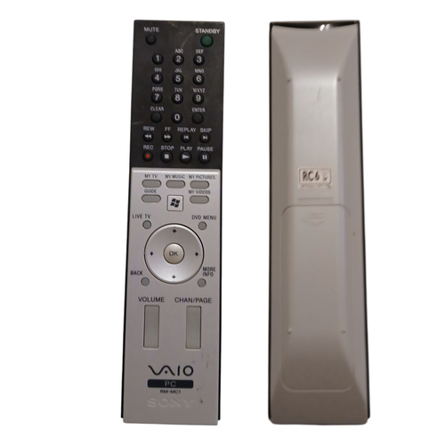 Sony VAIO RM-MC1 PC Media Center Remote Control Original RC6 Gray | eBay