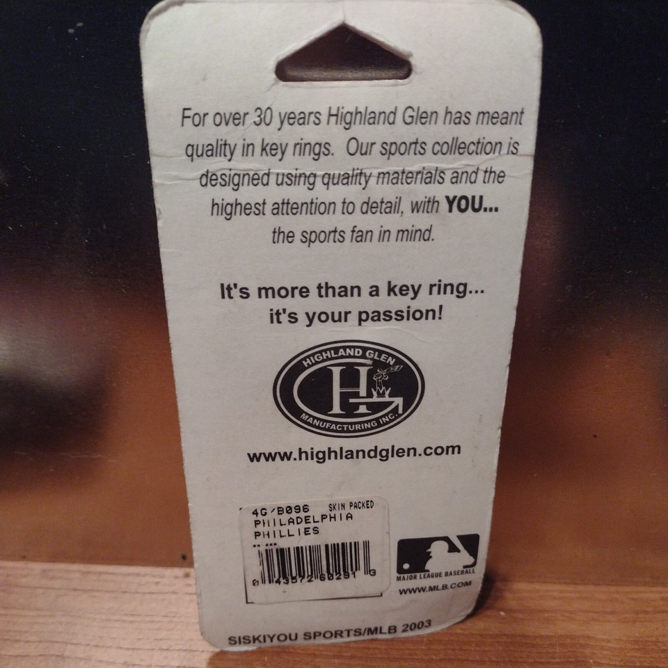 MLB PHILADELPHIA PHILLIES BASEBALL Keychain Keyring New NOC MOC | eBay