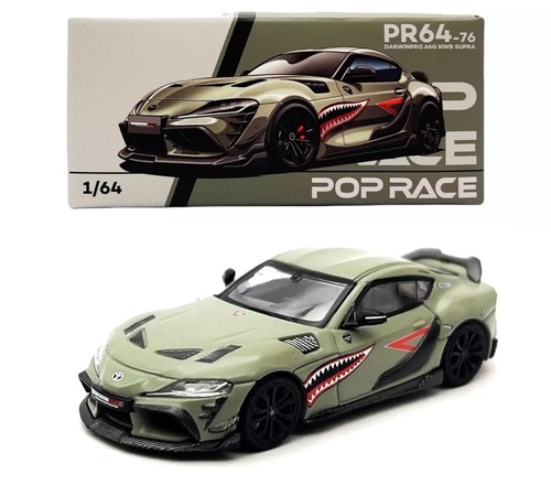 Pop Race 1:64 Toyota Supra A90 Darwin Pro 66G NWB Diecast Model Car ...