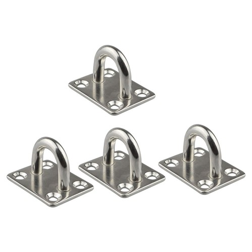 4 Pcs Stainless Steel Ring Hook Loop U Shaped Ceiling Hooks for ...