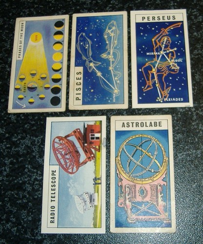 Brooke Bond - 5 x Out Into Space Cards (Issued In) Series | eBay UK