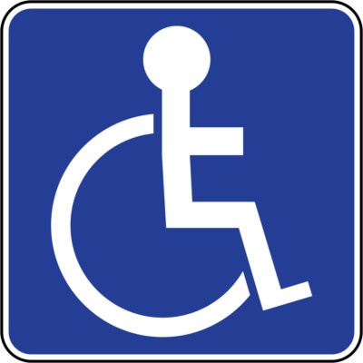 Handicap color Vinyl Decal Sticker Waterproof | eBay