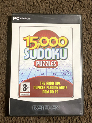 15000 Sudoku Puzzles - PC CD ROM Windows Game | eBay