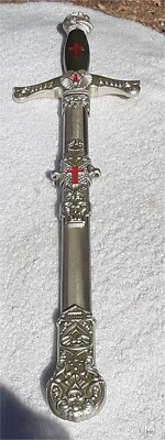 Templar Knight Freemason Masonic Mason Short Sword | eBay