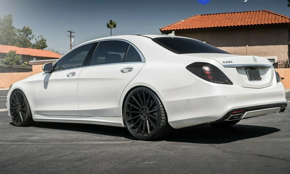 2011 S550 White On 22s