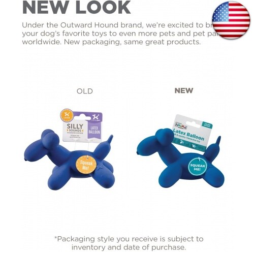 Outward Hound Latex Rubber Balloon Dog Squeaky Dog Toy, Large | eBay