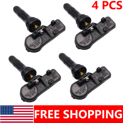 (4) OEM TPMS Tire Pressure Monitoring Sensors for Chevy GMC 13586335/ ...