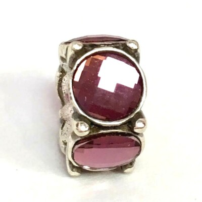 Authentic Brighton Roundabout Bead, Pink Stones, J9643A, New | eBay