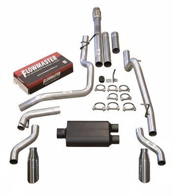 Dual Exhaust Flowmaster 40 Series 19-26 Silverado/Sierra 1500 5.3L Rear ...