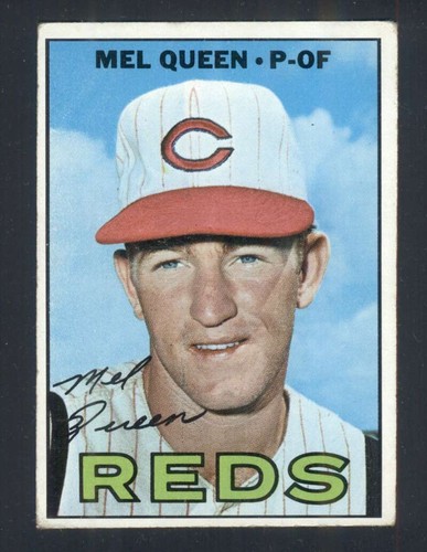 1967 Topps #374 Mel Queen VGEX Reds ERR 132762 | eBay