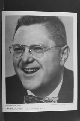 Samuel Sam Levenson - Print by International Portrait Gallery - Vintage ...