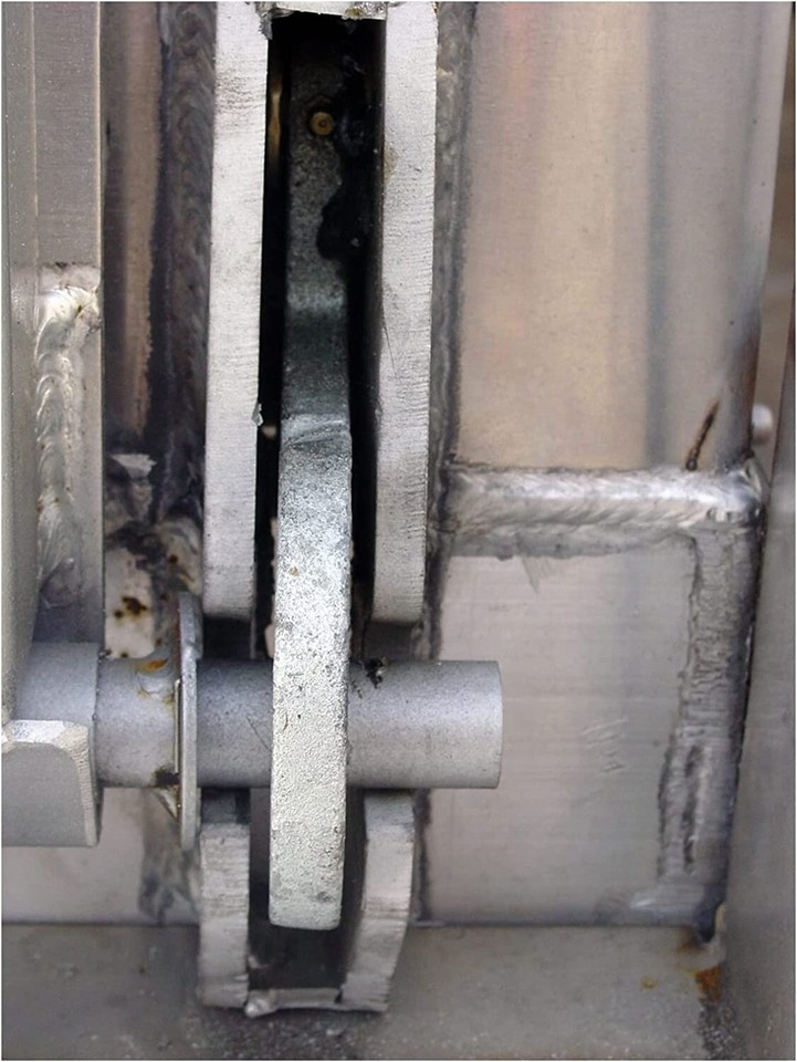 Hinge Tailgate Latch Assembly Sealing Steel Bed Dump Truck Dump Trailer ...