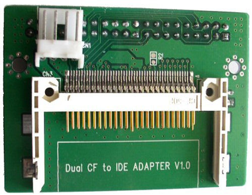 IDE to 2x CF Card Adapter - Dual Compact Flash Converter - US Seller ...