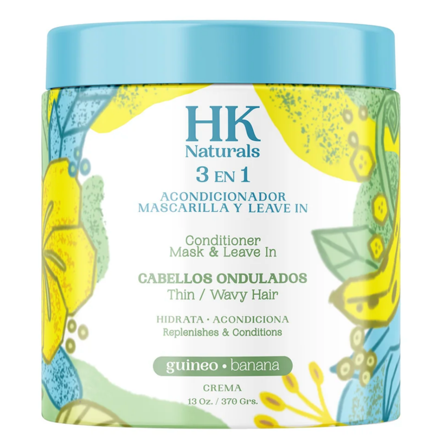 HK Naturals Hidratante (Guineo) Acondicionador Mascarilla Leave-In ...