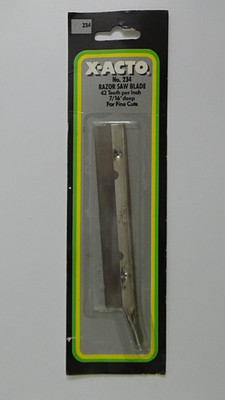 X-ACTO No. 234 Razor Saw Blade 7/16" Deep For Fine Cuts #885 | eBay