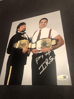 JSA Irwin R Schyster IRS Autographed 8x10 Signed Photo Mike Rotunda WWE ...