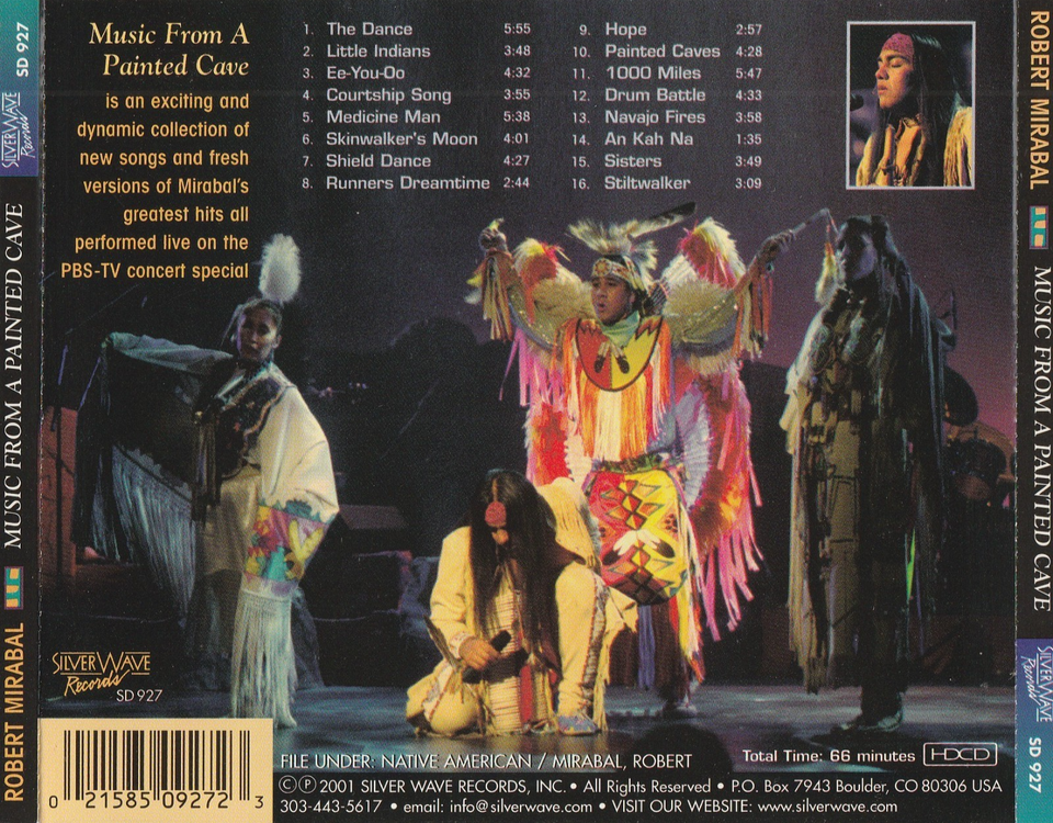ROBERT MIRABAL music from a painted cave RARE TRIBAL MOB native ...