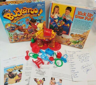 Milton Bradley's Buckaroo! a fun Saddle Stacking Moody Mule Game for ...